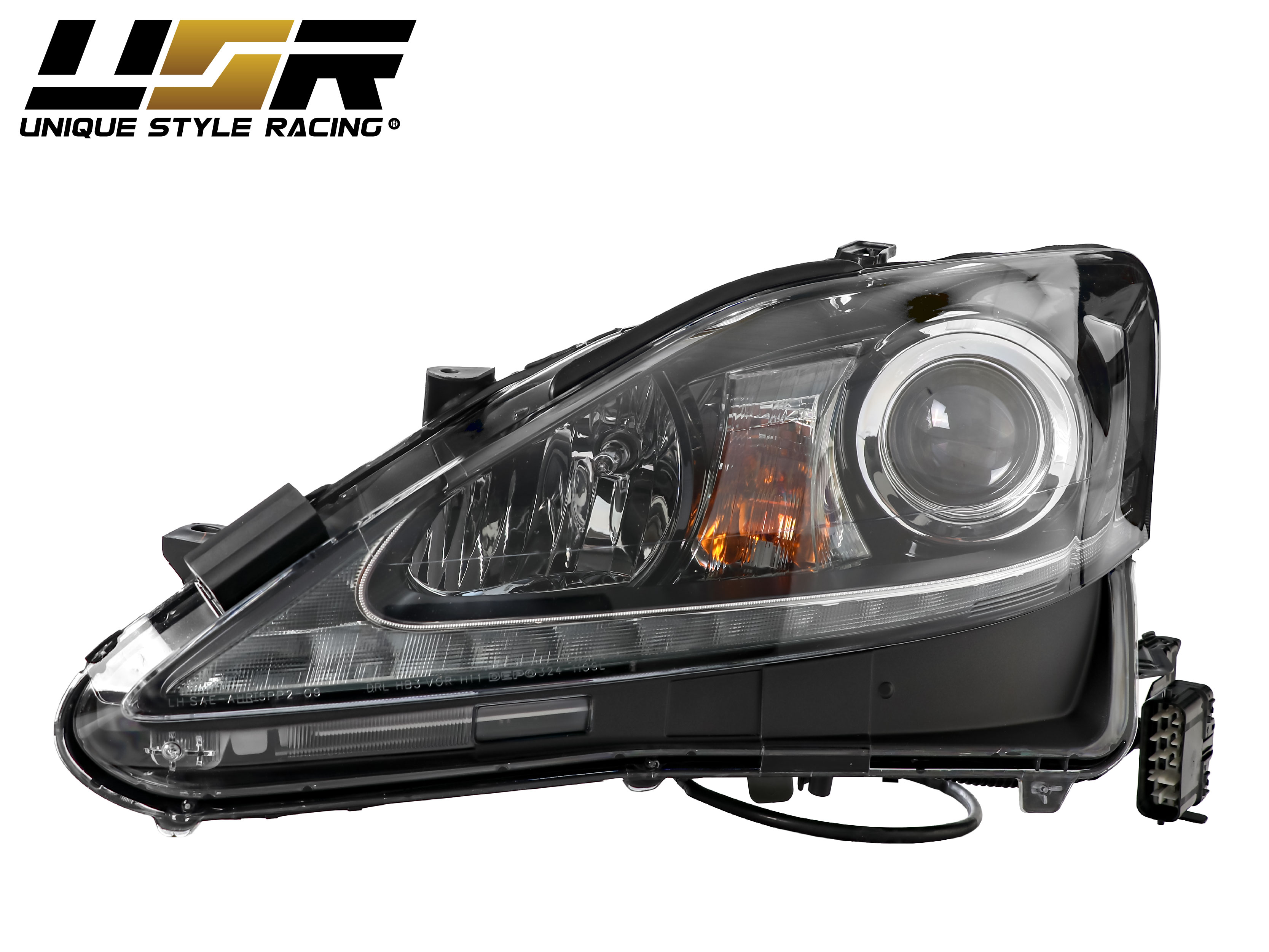 V2 OE Style Daytime Visible DRL LED Bar Headlight For 06-13 Lexus IS ...